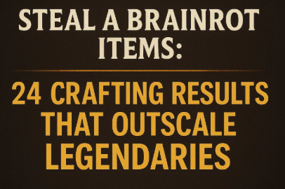Steal a Brainrot Items: 24 Crafting Results That Outscale Legendaries ...